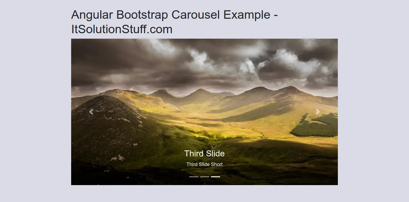 How To Use Bootstrap 4 Carousel In Angular 11 ItSolutionStuff