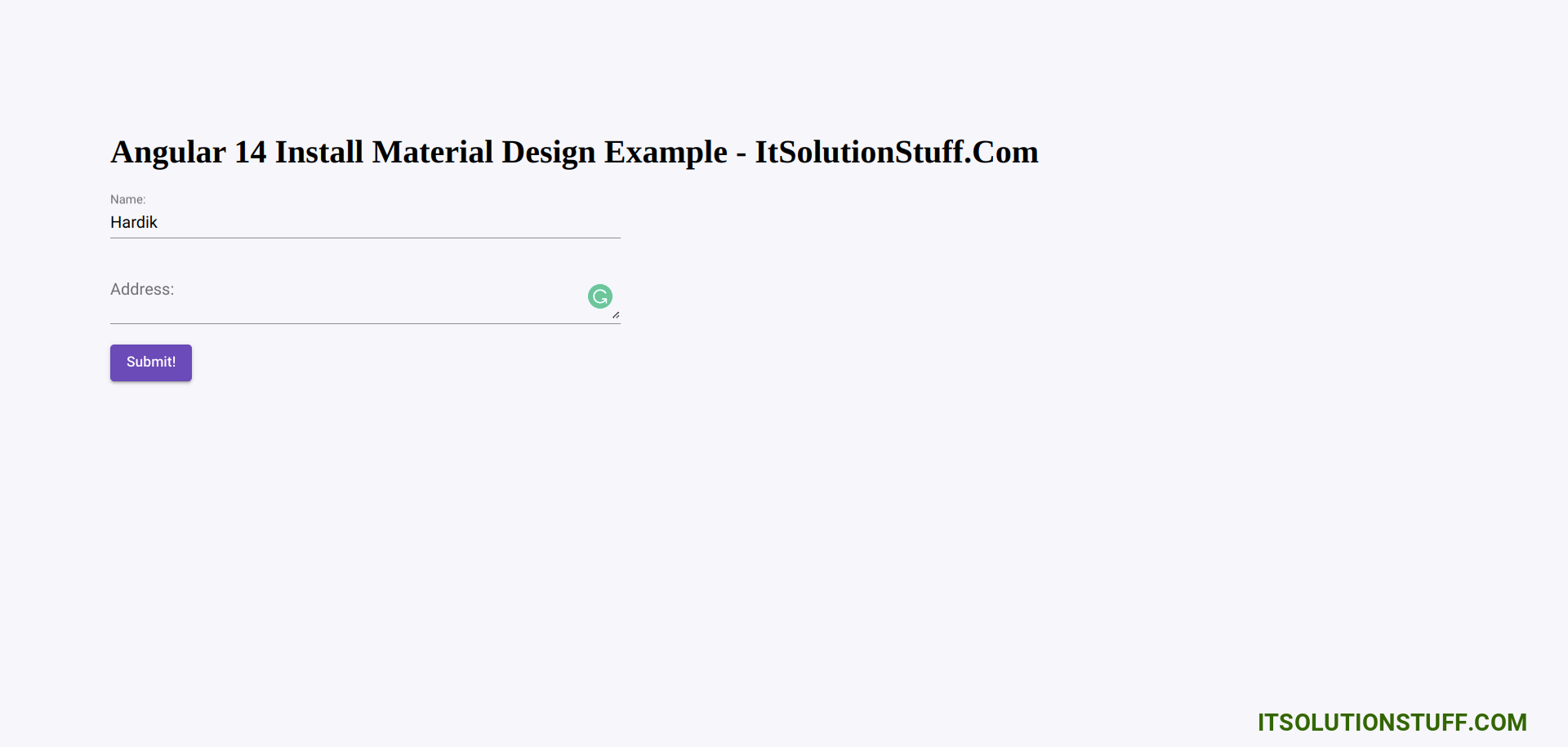 How To Install Material Theme In Angular 14 ItSolutionStuff