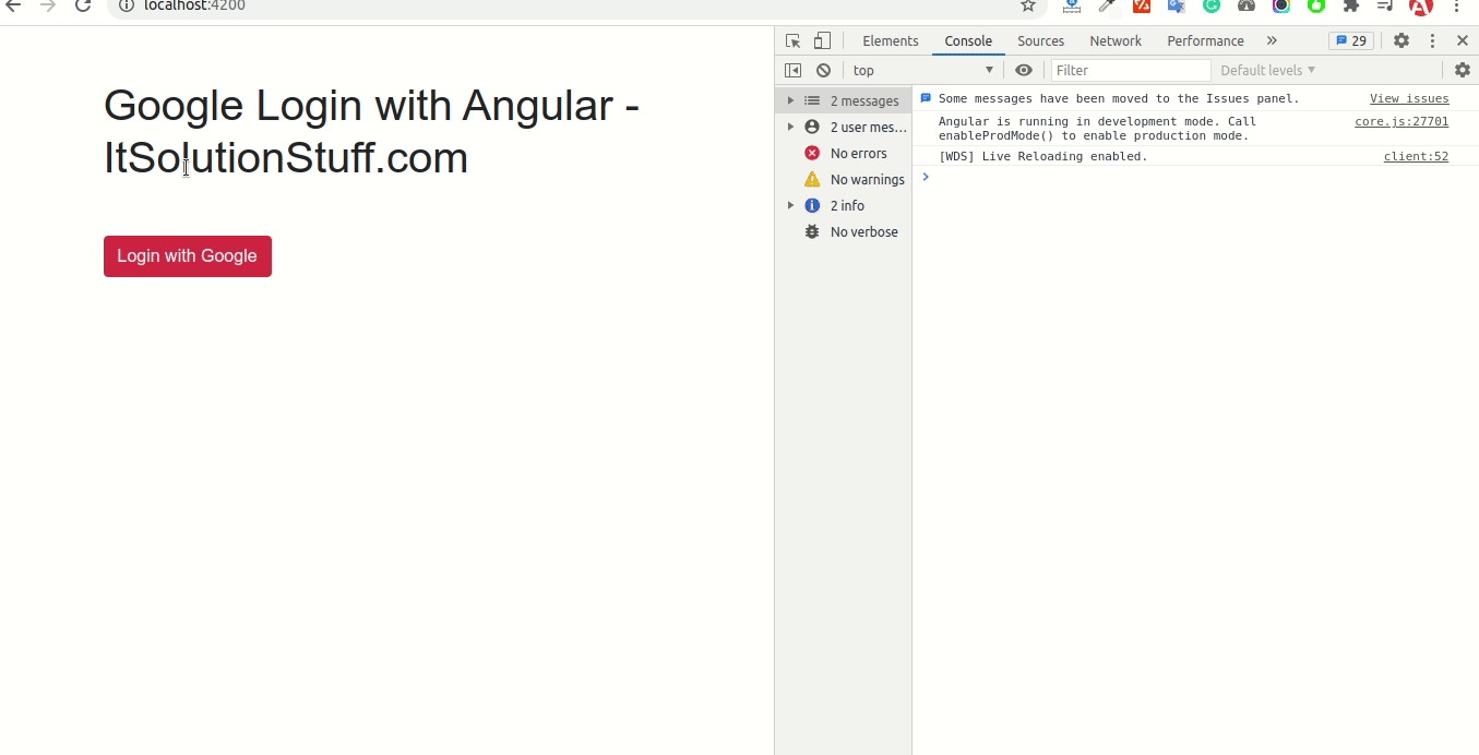 Angular Login with Google Account Example - ItSolutionStuff.com Angular Login with Google Account Example - ItSolutionStuff.com