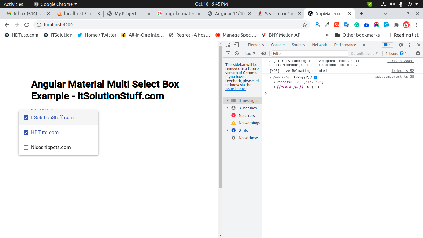 Angular Material Multi Select Dropdown Example ItSolutionStuff