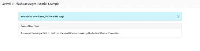 何じゃこりゃ！ : Laravel 10 Flash メッセージのチュートリアル