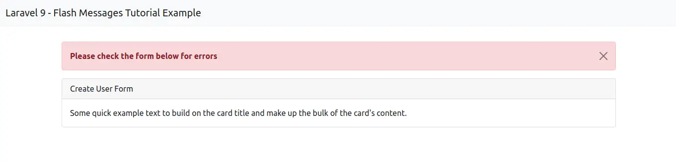 How To Implement Flash Message In Laravel 10 HDTuto