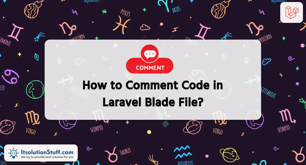 How To Comment Code In Laravel Blade File