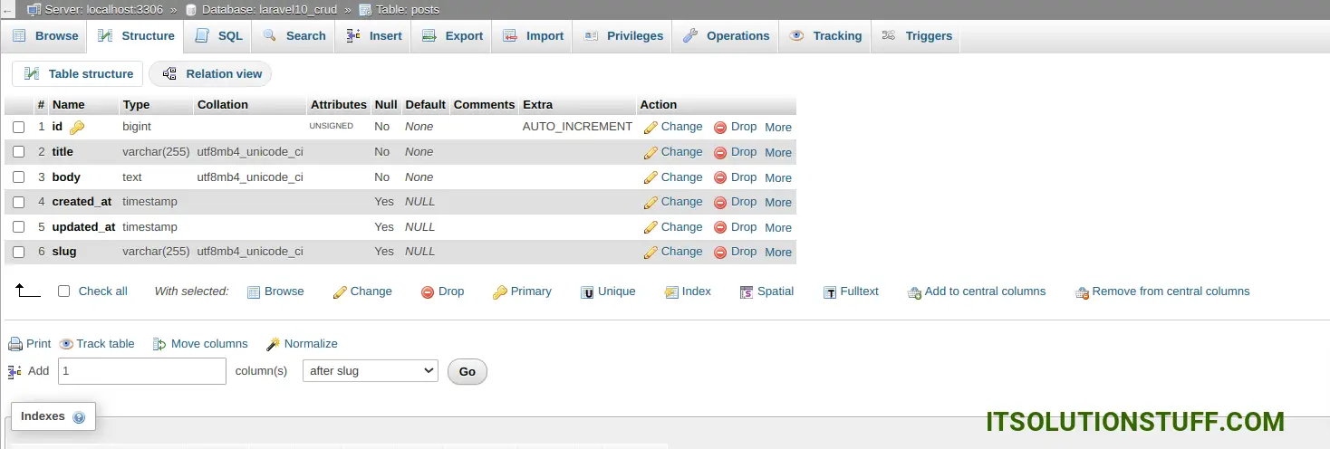 Laravel Migration Change Datatype Text To Longtext Example 