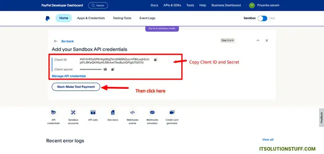 Laravel 10 PayPal Payment Gateway Integration Example
