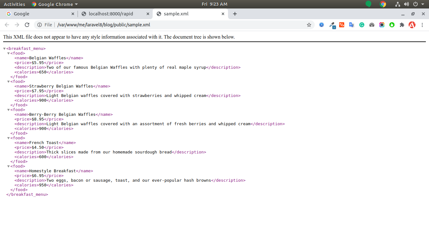 How To Read XML File In Laravel ItSolutionStuff